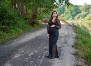 Royal Elegance in Black Dress - SOURMI STUDIO